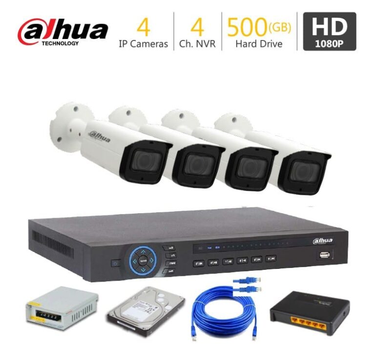4 x 4MP IP Cameras – CCTV Complete Package with Installation - Shop ...